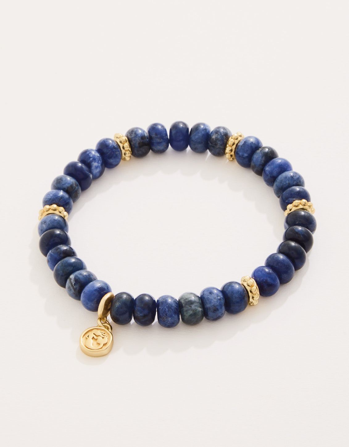 Louisa Mae Stretch Bracelet Dark Blue