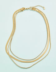 Folly Field Layered Necklace 18''