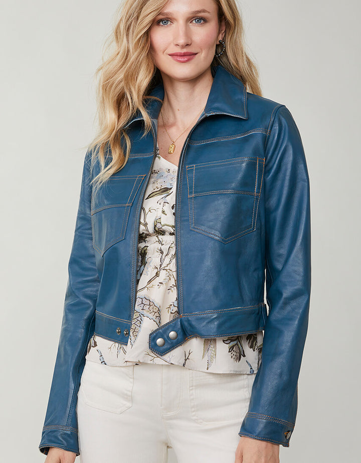 Hayden Jacket Vintage Blue