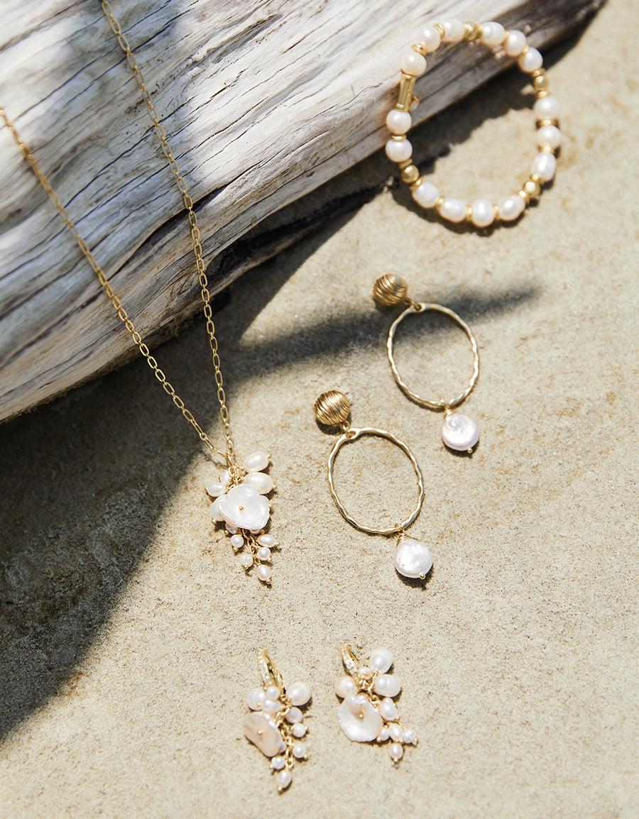 Pearl Party Necklace 18"