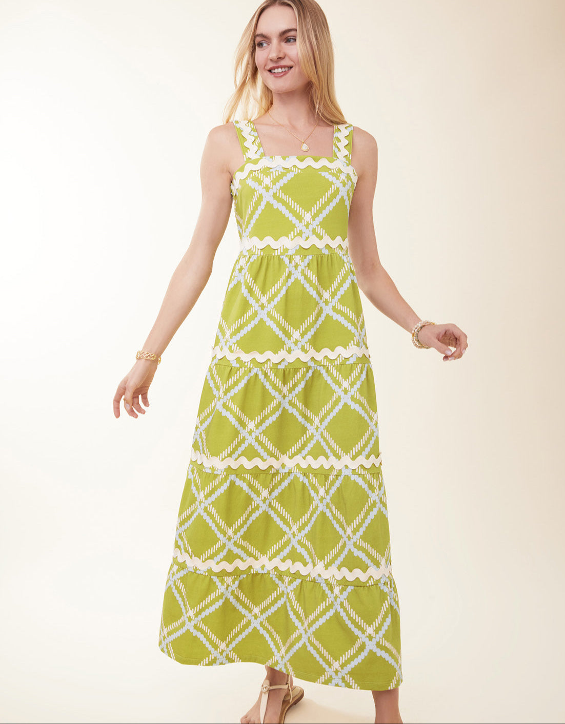 Tilley Dress Enclave Ric Rac Plaid