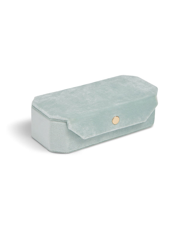 Velvet Jewelry Box Sea Foam