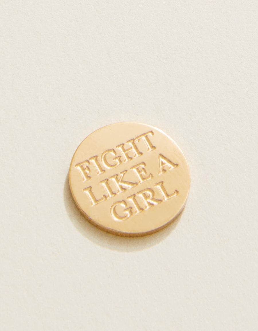 Mini Locket Note Fight Like A Girl