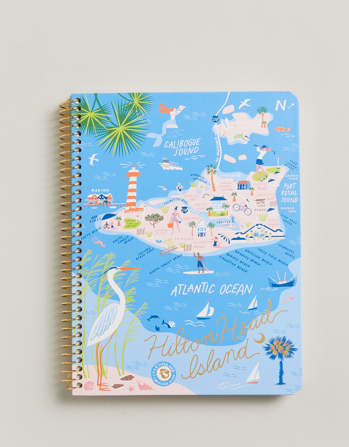 Hilton Head Ruled Notebook 6.5x8.5