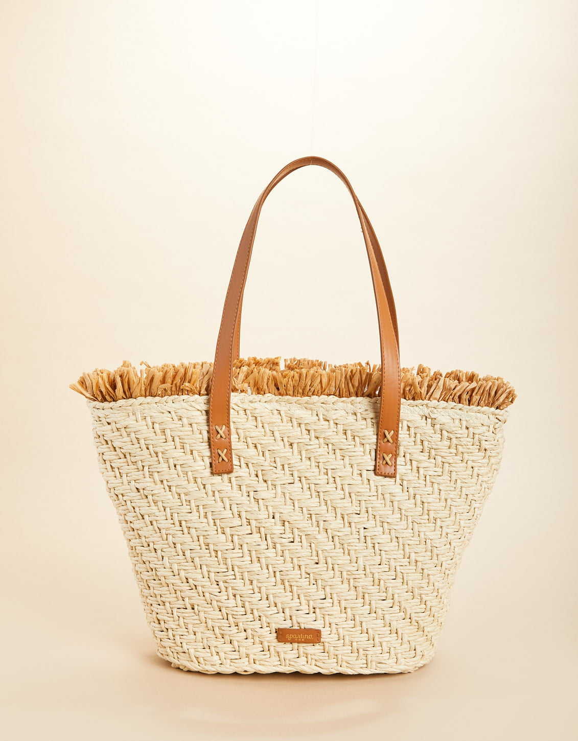Straw Fringe Tote Palmetto