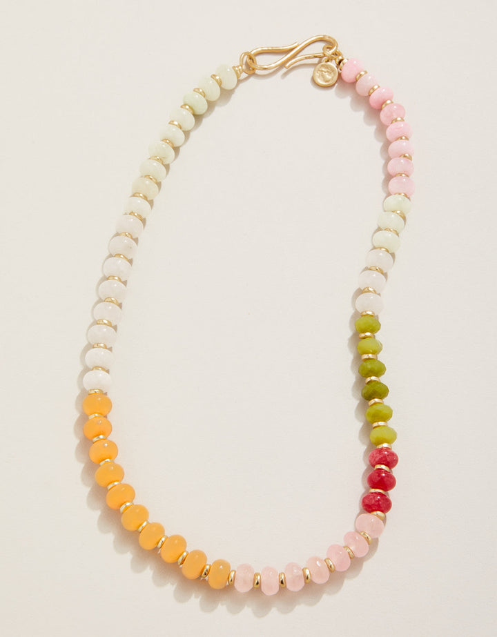 Sawyer Stone Necklace 17" Multi