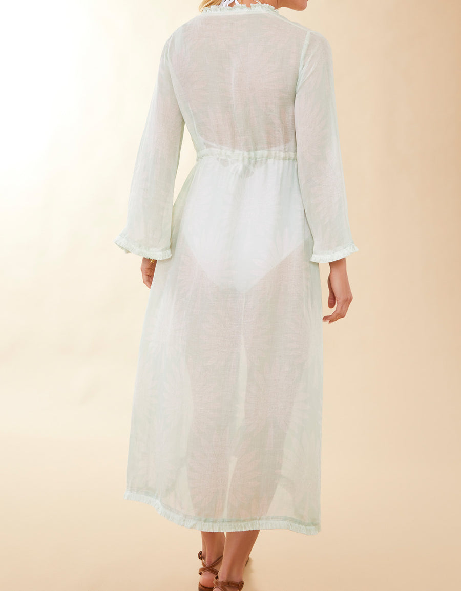 Gretchyn Beach Cover Up Callawassie Palmetto Sea Foam