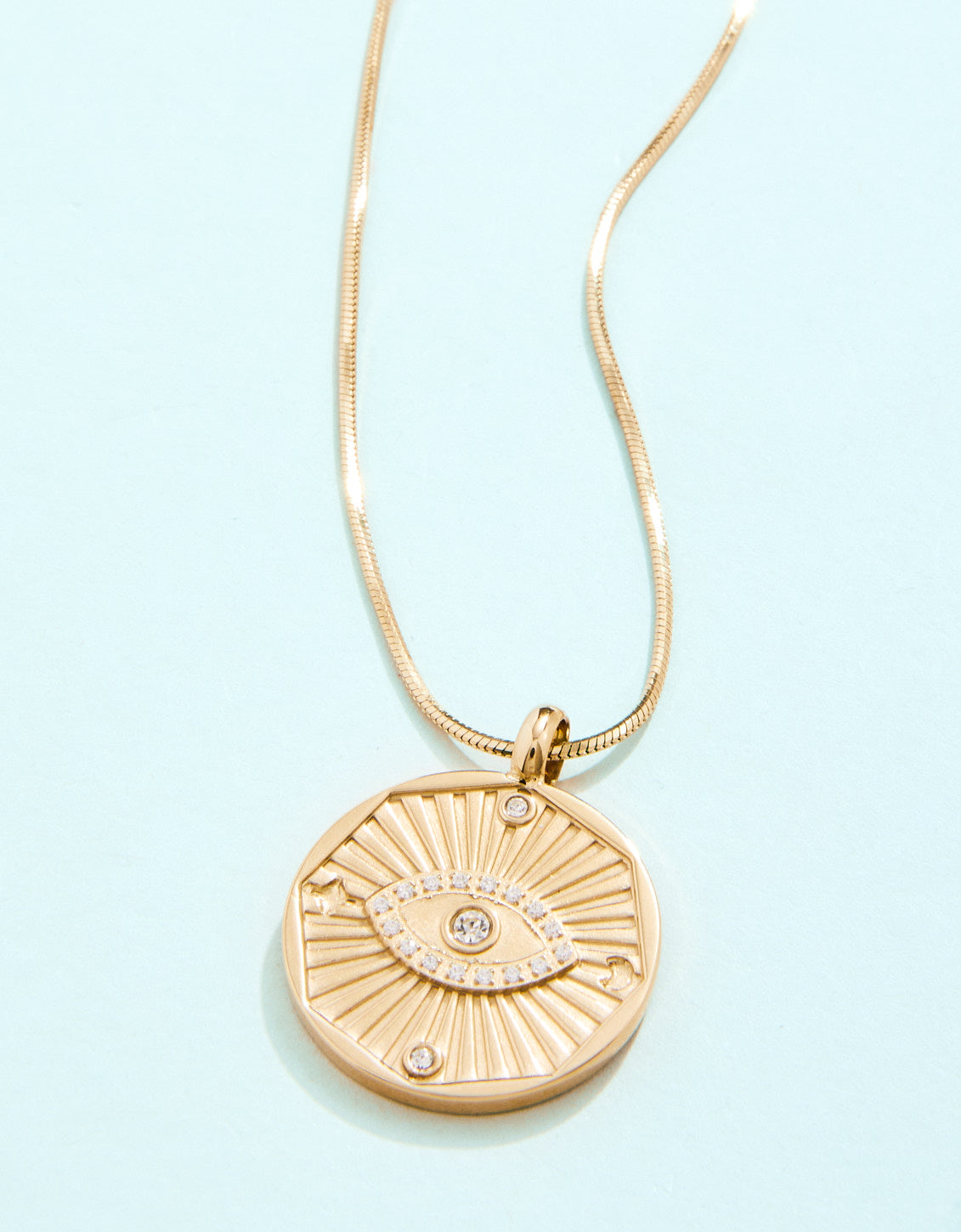 Evil Eye Positivity Talisman Necklace 18"