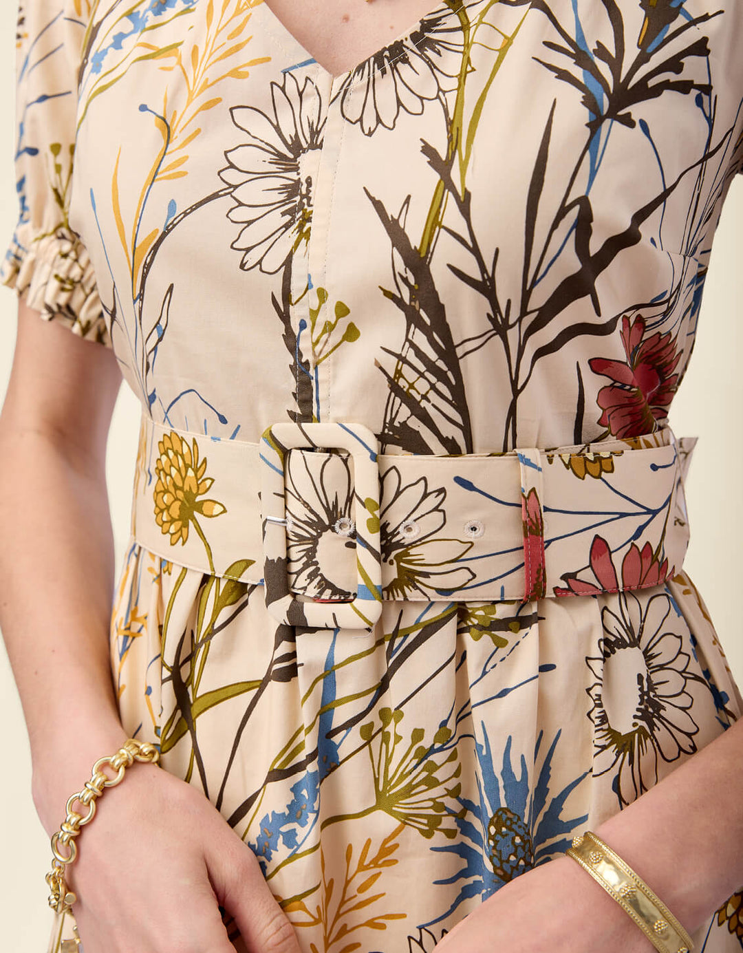 Ariella Midi Dress St. Augustine Thistle