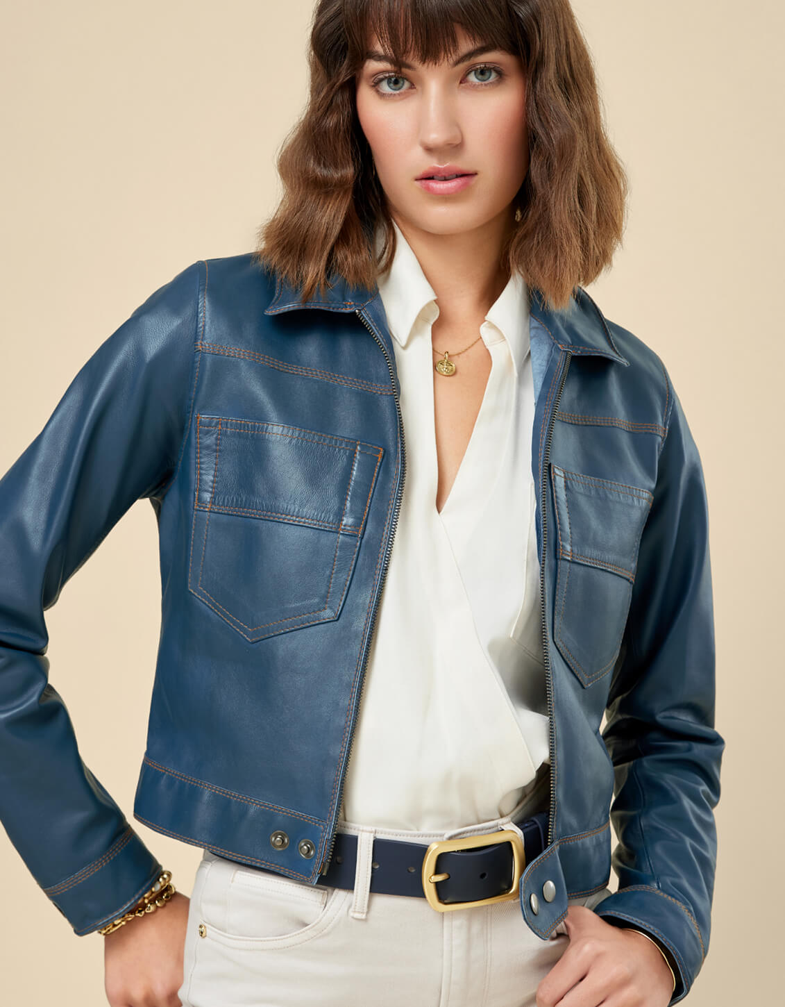 Hayden Jacket Vintage Blue