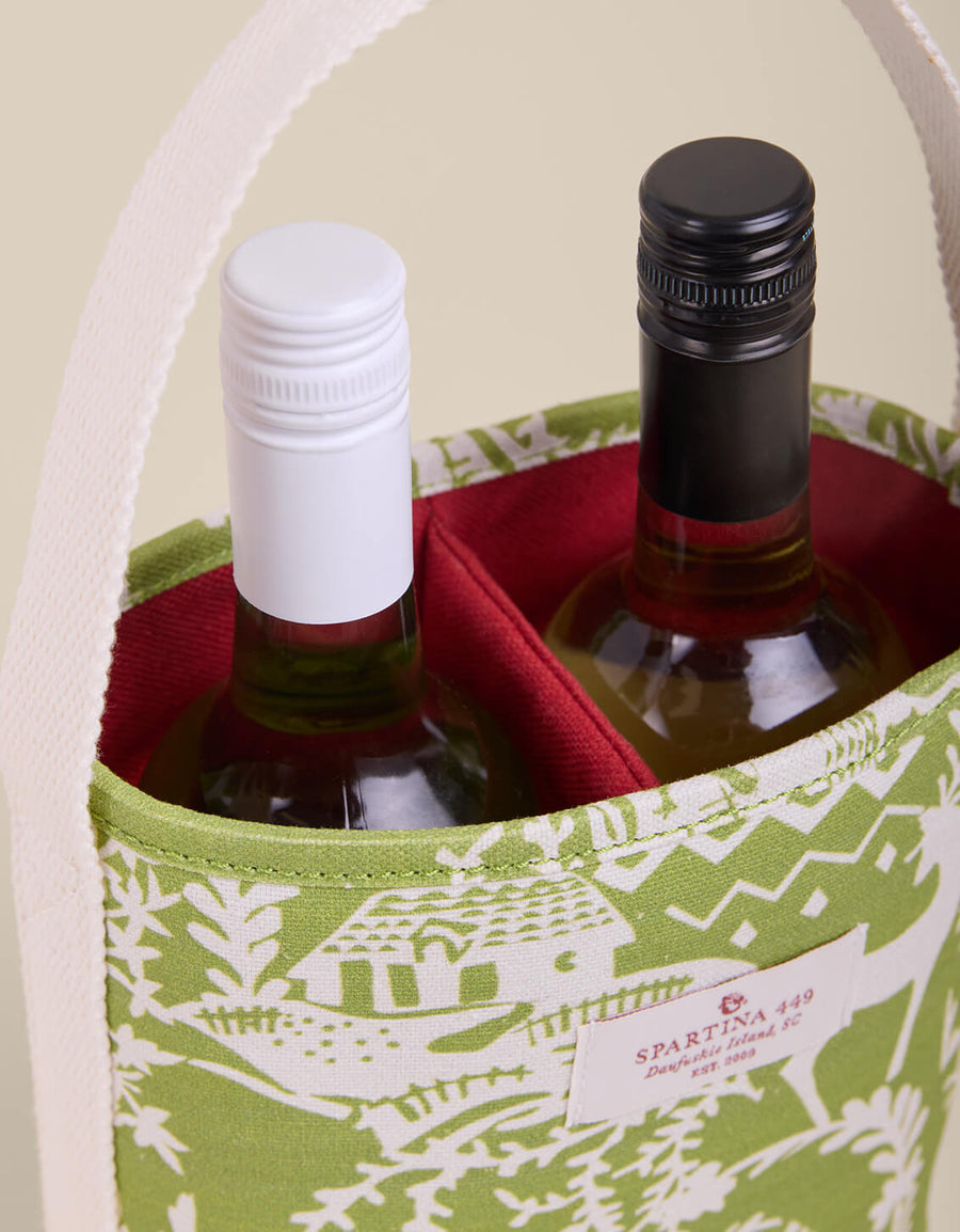 Double Wine Caddy Woodland