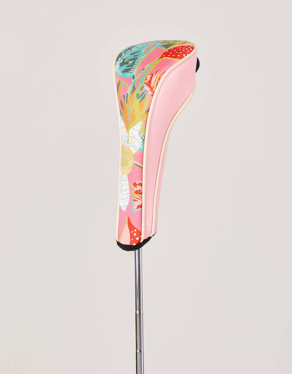 Hybrid Headcover Queenie Tropical Floral Pink