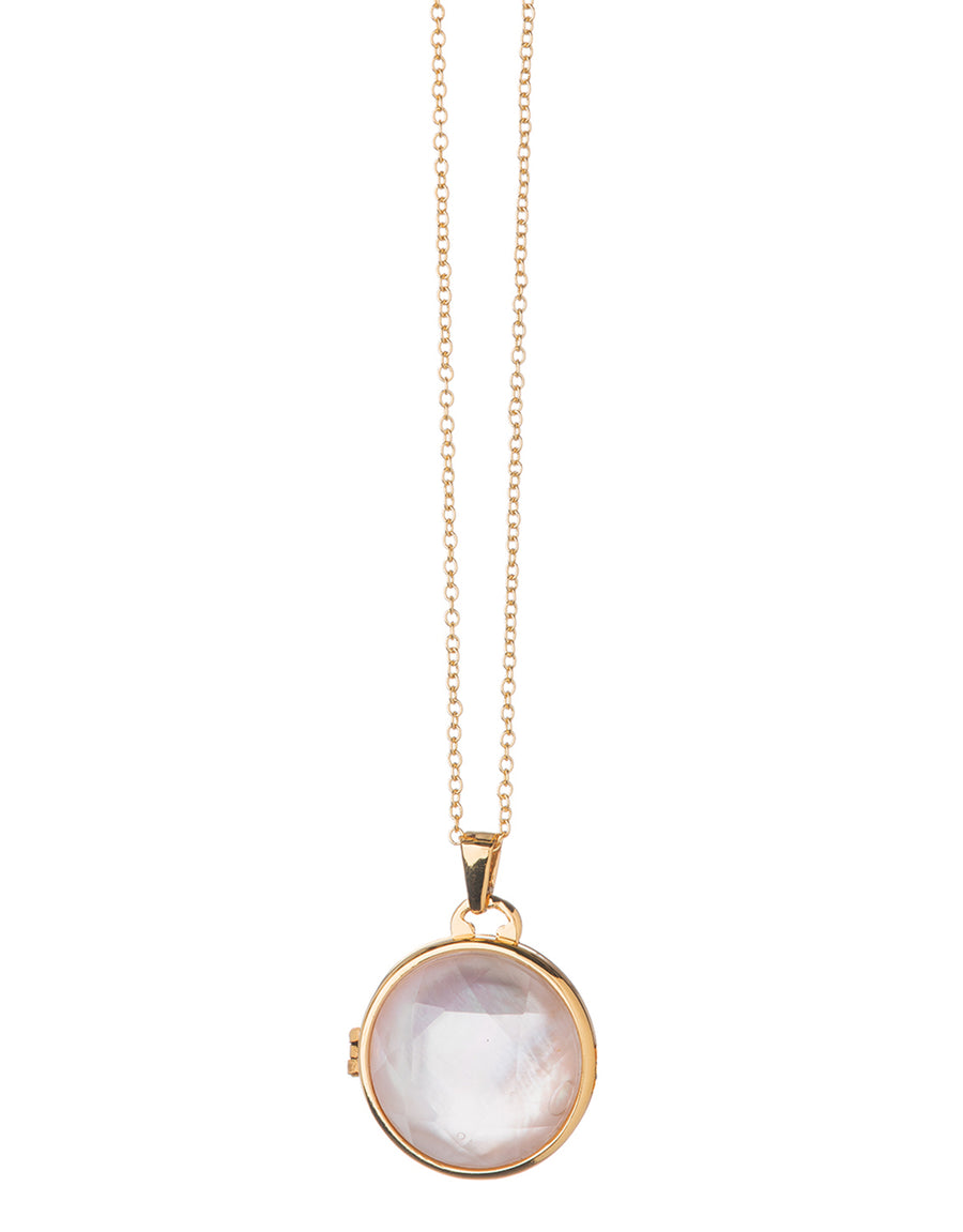 Classic Round Locket Necklace