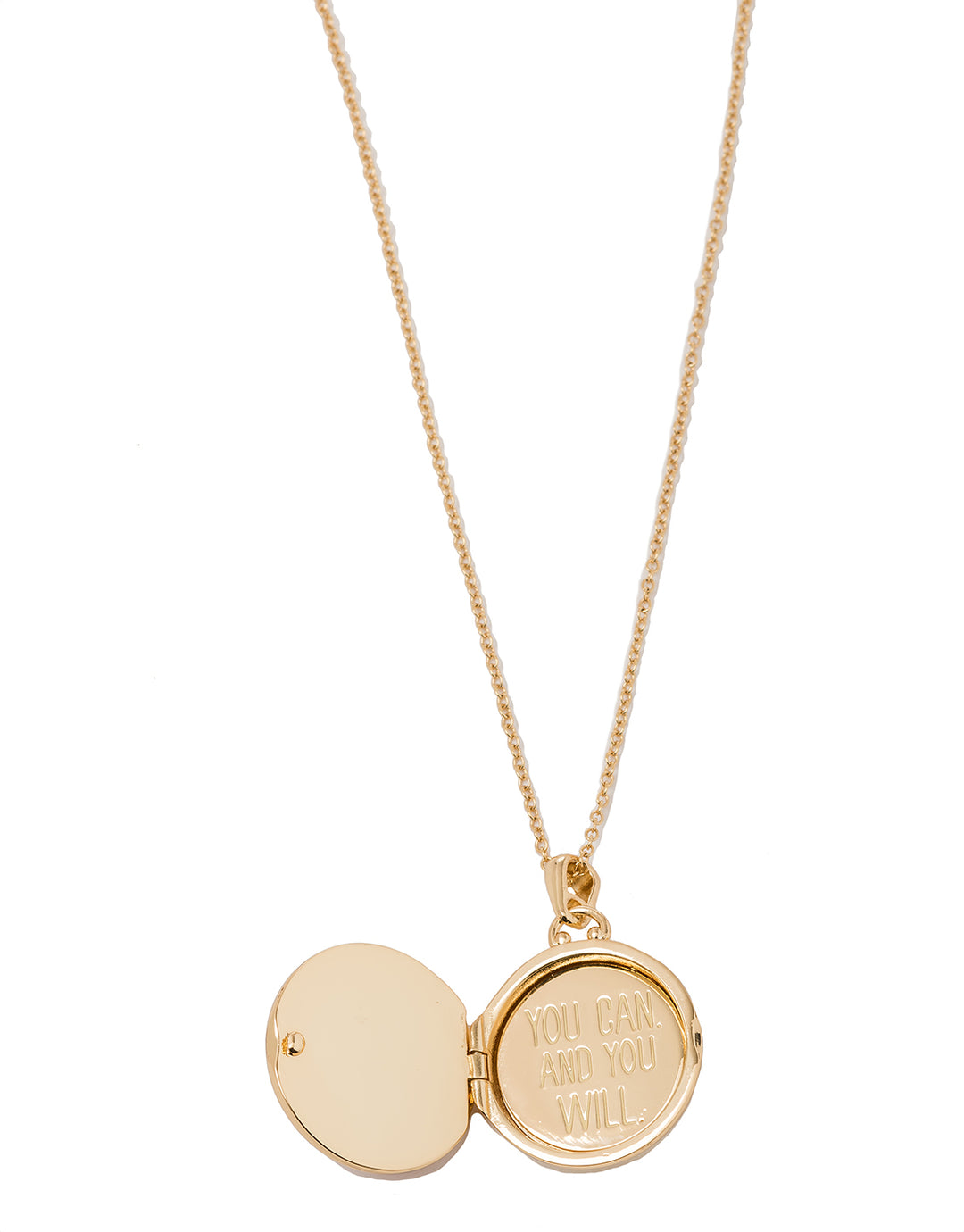 Classic Round Locket Necklace