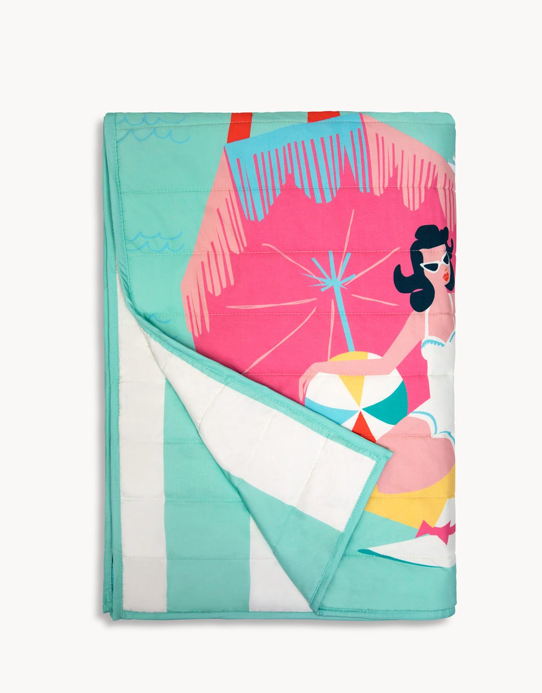 Florida Cotton Quilted Throw