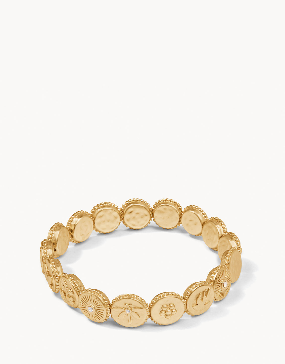 Coin Stretch Bracelet Monarch/Gold