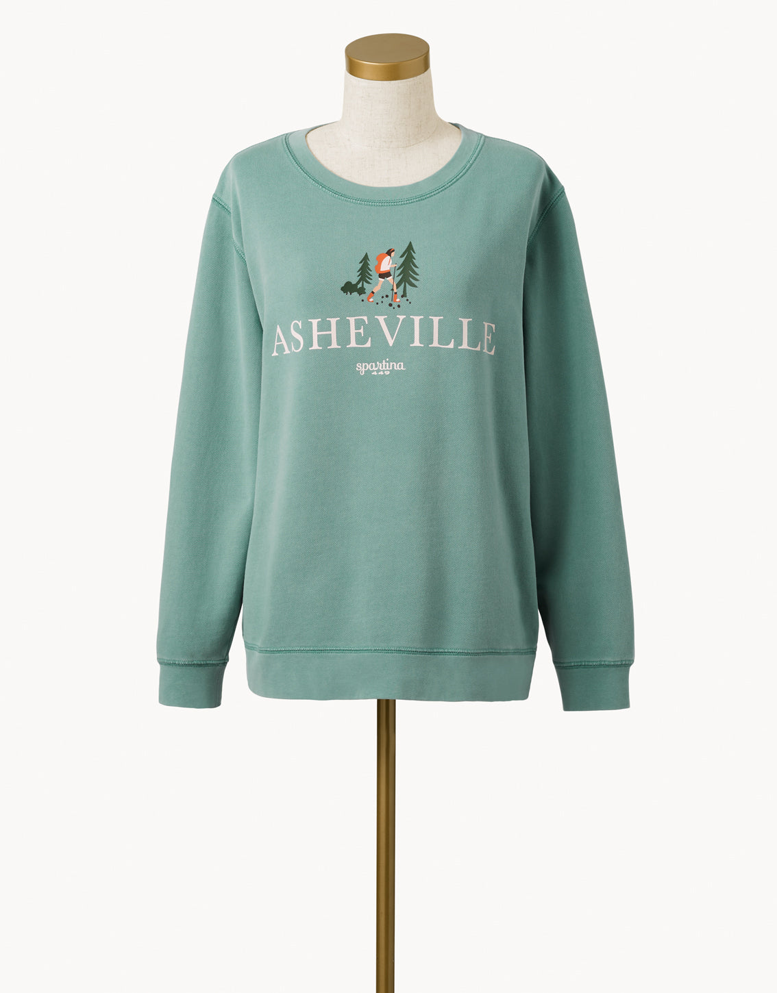 Asheville Sweatshirt Alpine Green Hiker